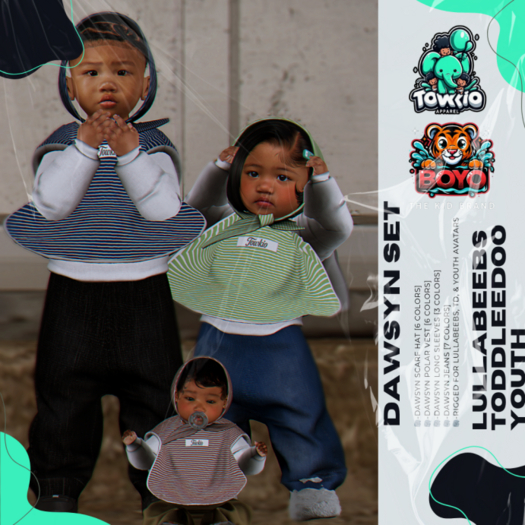 Second Life Marketplace - [TA] x [Boyo]- Dawsyn Scarf - FP[Resize]